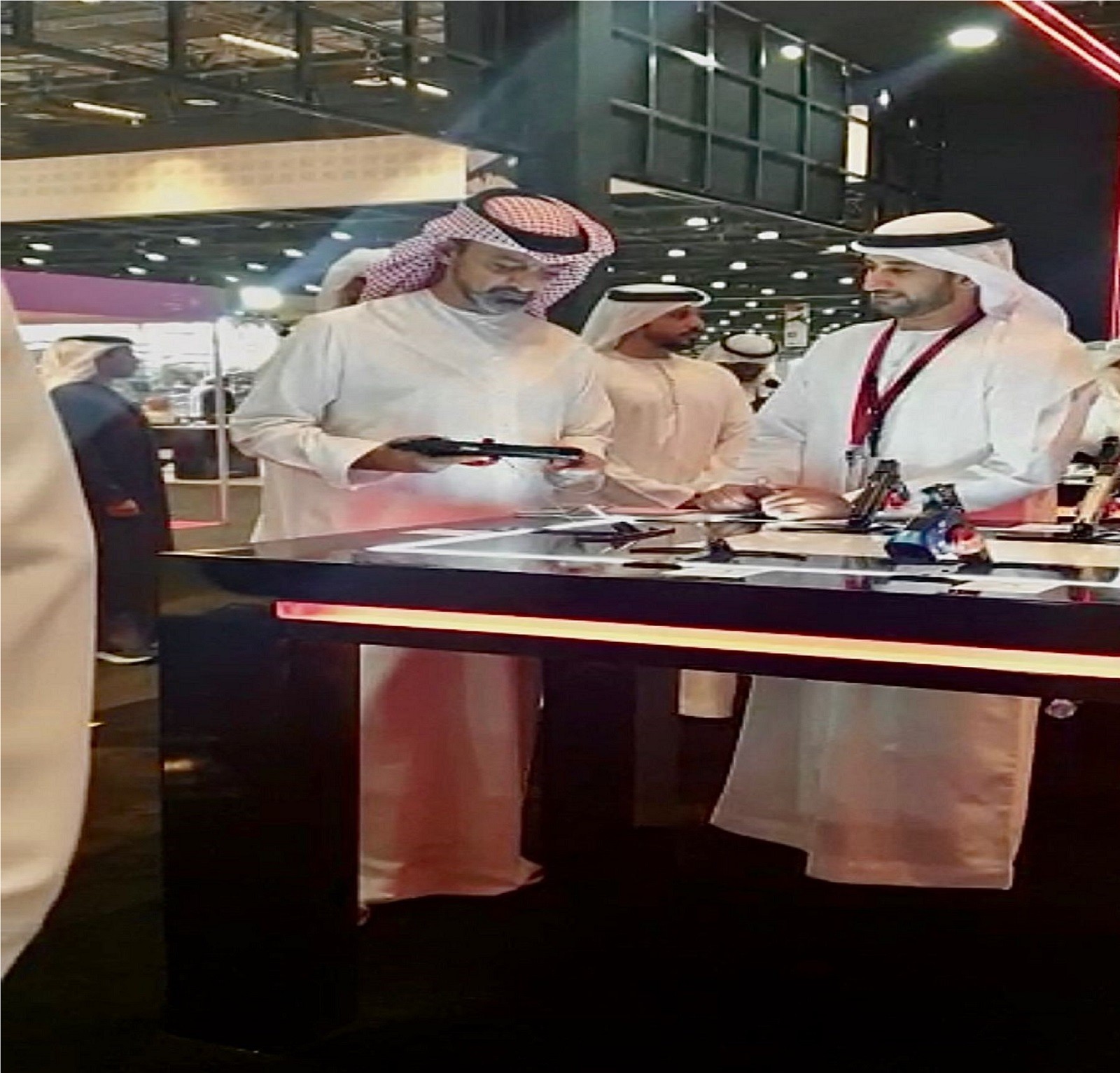 Ajman Crown Prince Came to See the Tasleeh Pavilion at the ADIHEX 2022