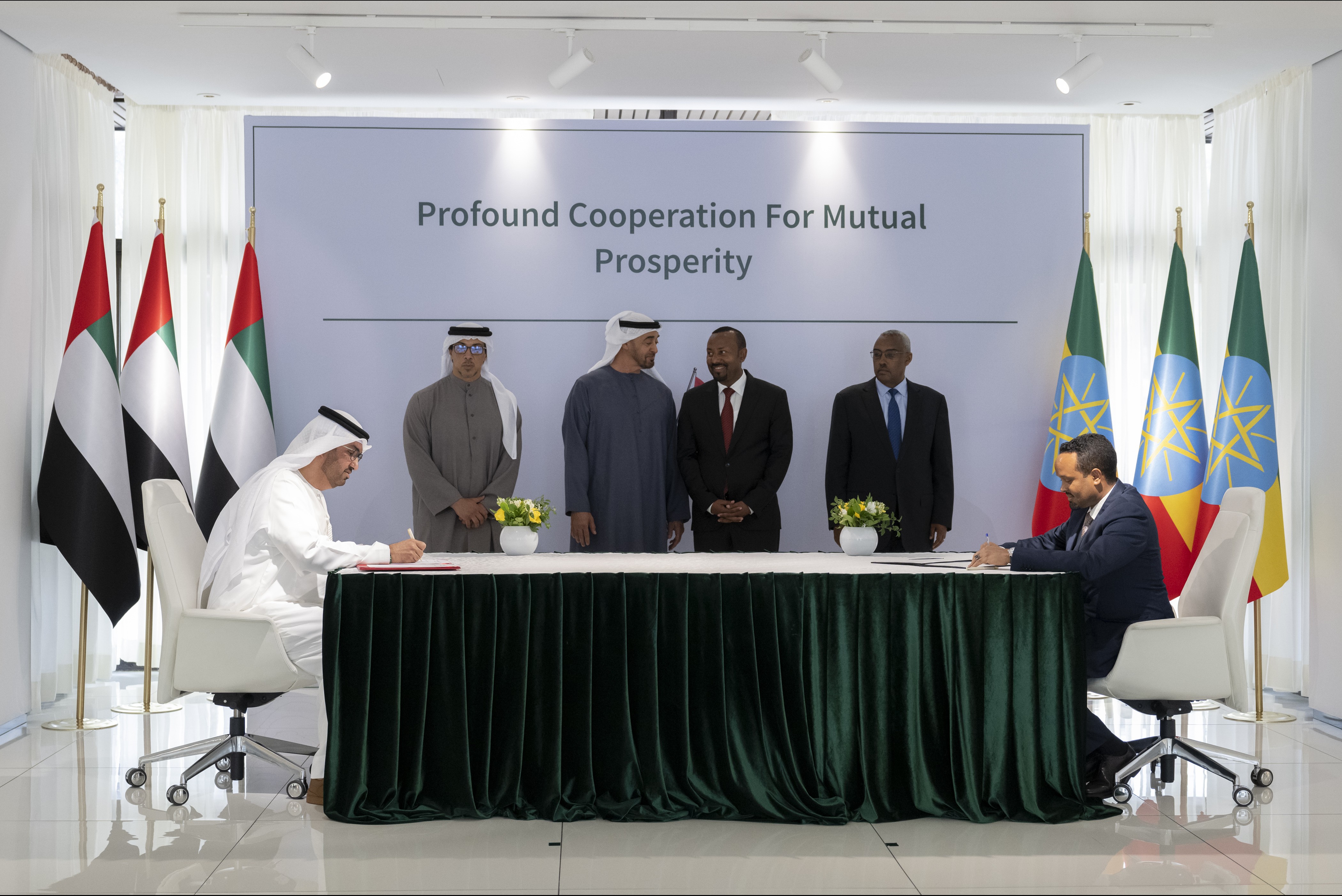 UAE President, Prime Minister of Ethiopia witness signing of bilateral ...