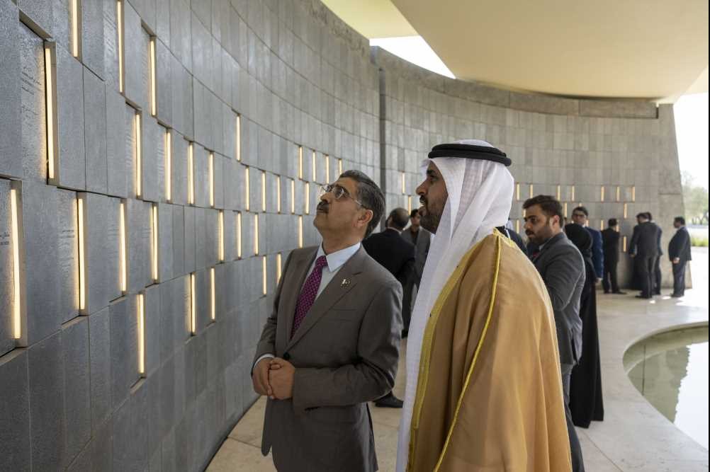 Theyab bin Mohamed bin Zayed receives Pakistani Caretaker PM at Wahet ...