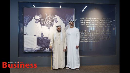 Khaled bin Mohamed bin Zayed receives Tahnoun bin Mohammed Al Nahyan at ...